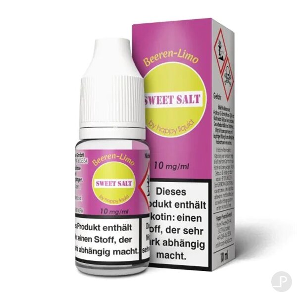 Sweet Salt - Beerenlimo Nikotinsalz Liquid 10ml, 8,95